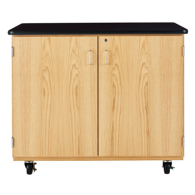 Diversified Woodcrafts PerpetuLab Quick-Ship Mobile Microscope Charging Storage Cabinet | Wayfair